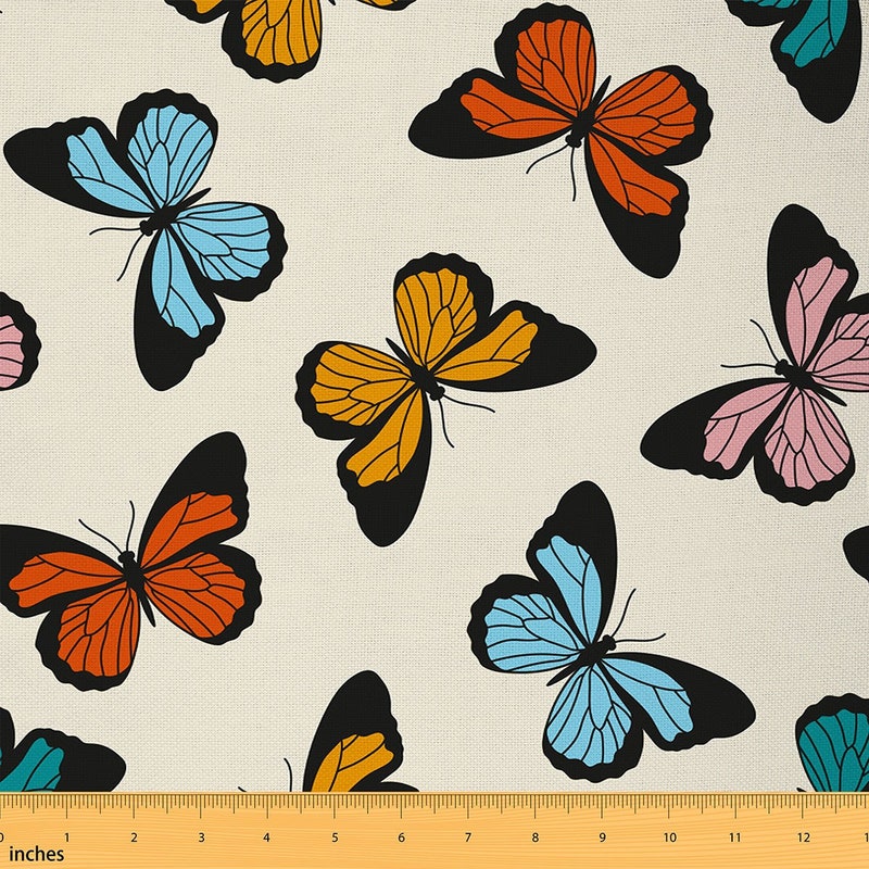 Butterfly Fabric - Etsy