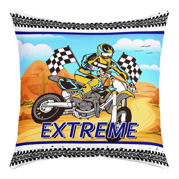 Motorcycle Pillow - Etsy