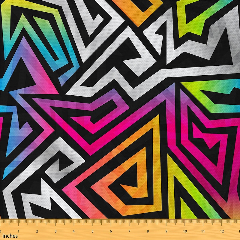 Abstract Fabric - Etsy