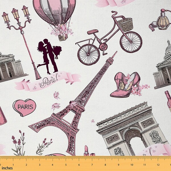 Paris Fabric - Etsy