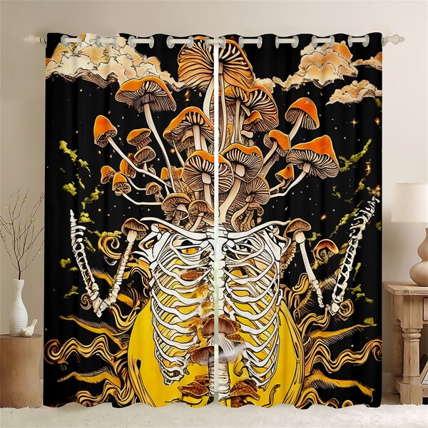 Mushroom Skull Cloud - Etsy