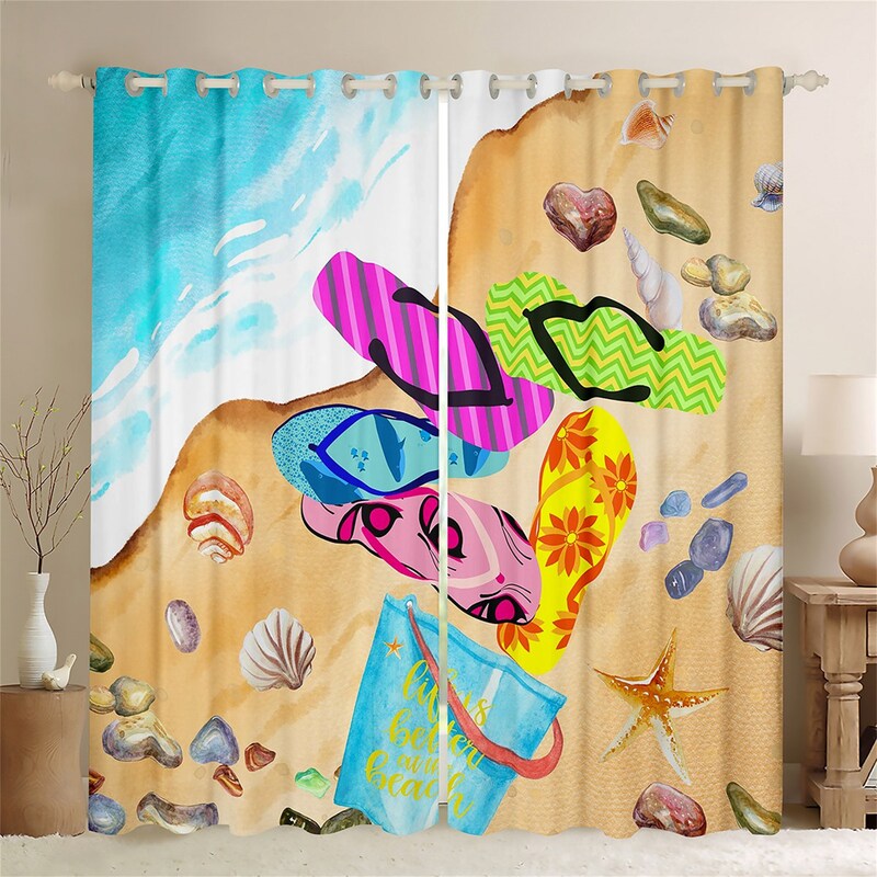 Flip Flop Curtains - Etsy