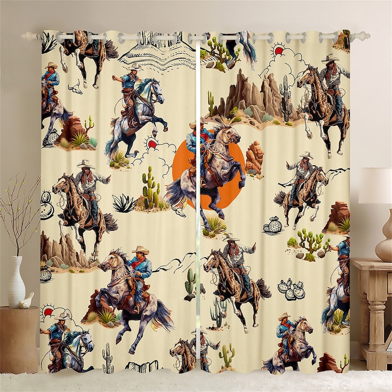 Cowboy Curtains - Etsy