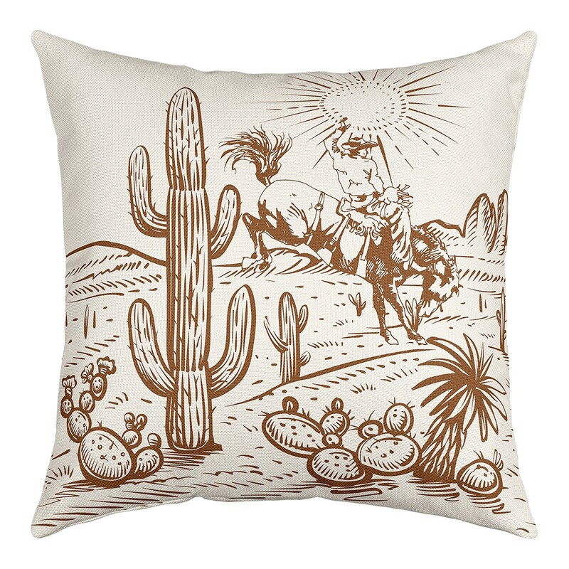 Western Pillow - Etsy