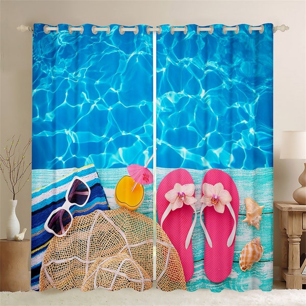 Flip Flop Curtains - Etsy