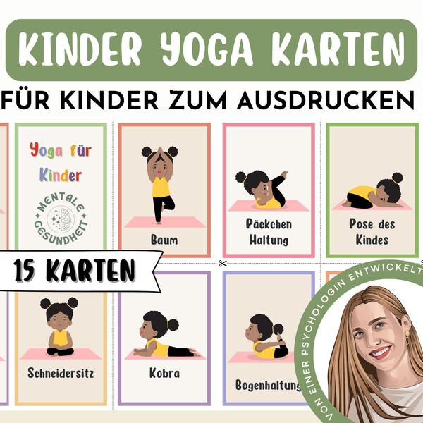 Printable Yoga Exercises - Etsy