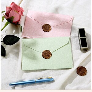 Sheep Parchment Envelope Letter Set With Lacquer Seal Romantic Retro ...