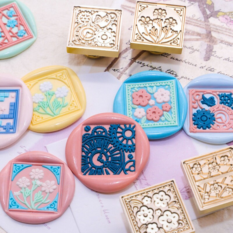 Wax Seal Collection 83 Patterns Wax Seal Personalized Stamp Wedding ...