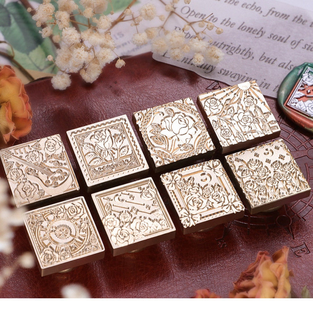 Wax Seal Collection 83 Patterns Wax Seal Personalized Stamp Wedding ...
