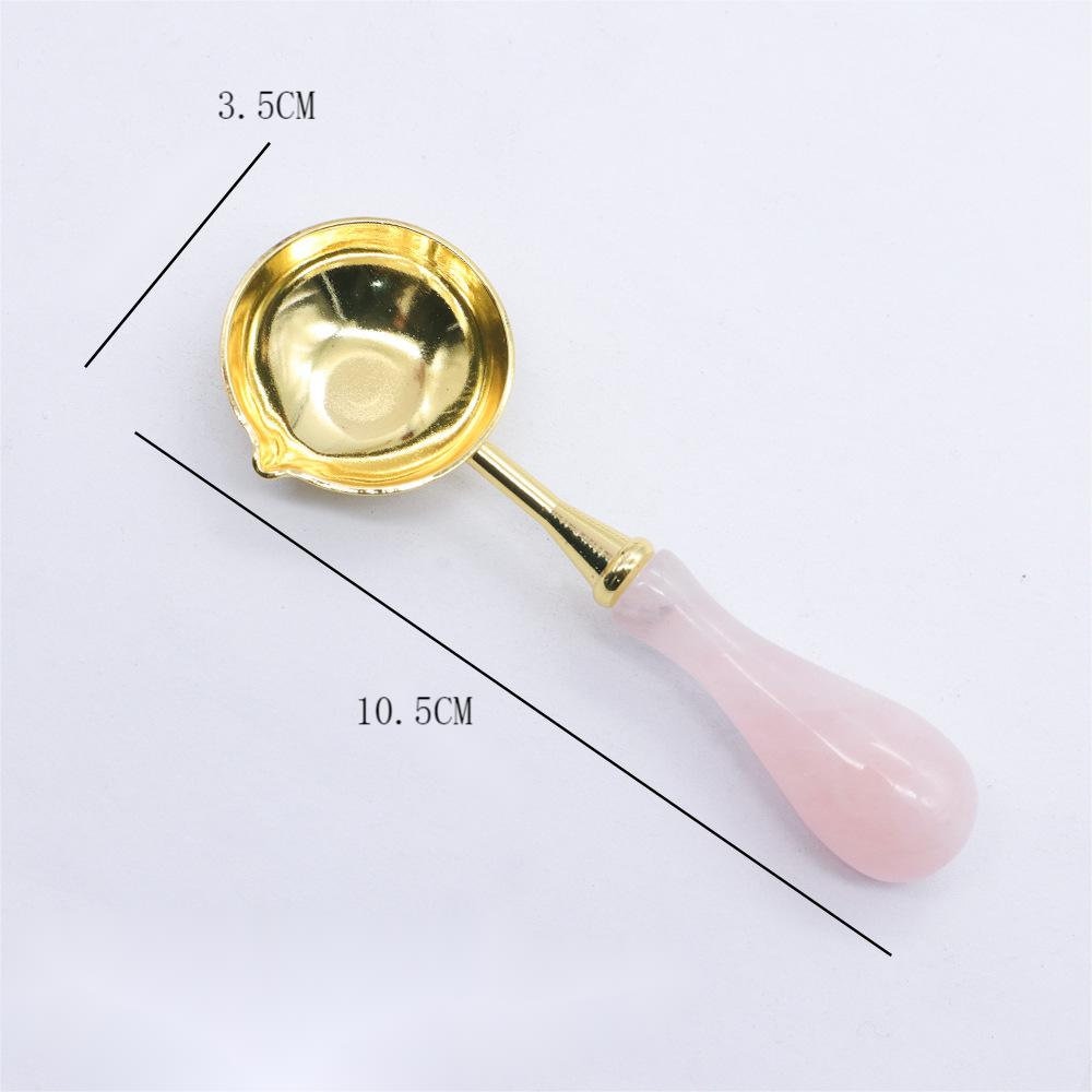 Crystal Handle Lacquer Spoon Crystal Lacquer Wax Spoon Melting - Etsy