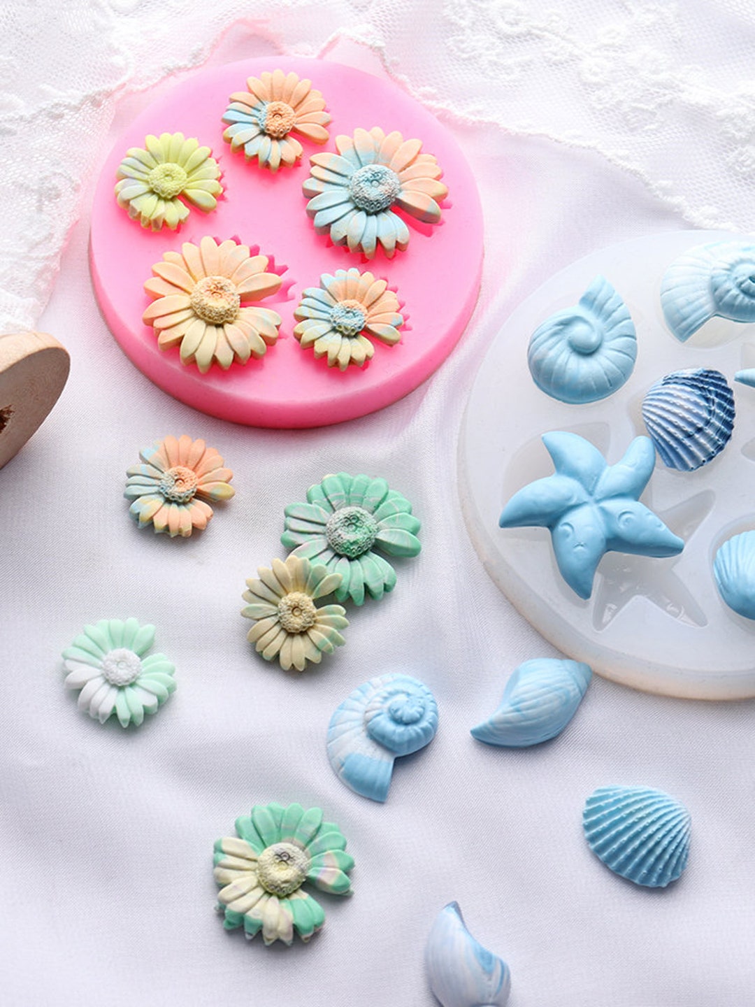 Firepaint Wax Particle Mold Silicone, Handmade DIY Production, Shaping ...