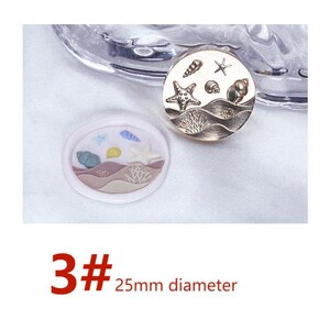 Shell Embossed Lacquer Seal, Personalized Seal Wedding Invitation ...