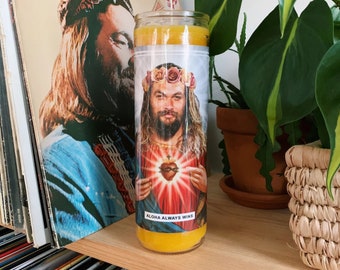 Saint Pedro Pascal Celebrity Prayer Candle: Non Scented 8 Inch Glass ...