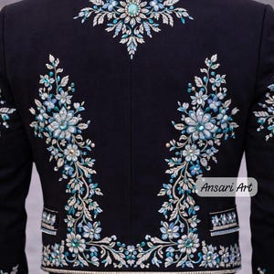 Luxury Charro Suit for Men | Floral Embroidered Mariachi Wedding Suit ...