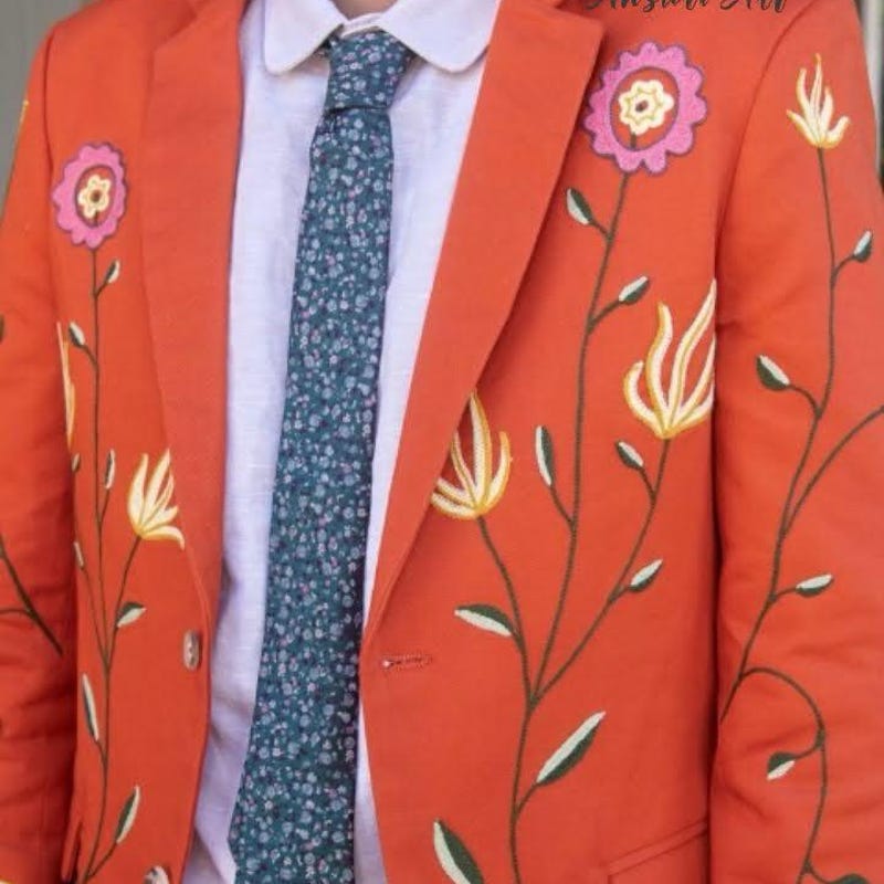 Vines Suit Jacket - Etsy UK