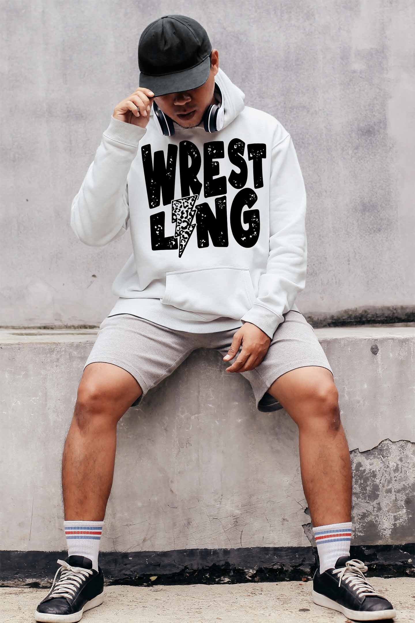 Wrestling Png. Black Wrestling Leopard Lightning Bolt Distressed PNG ...