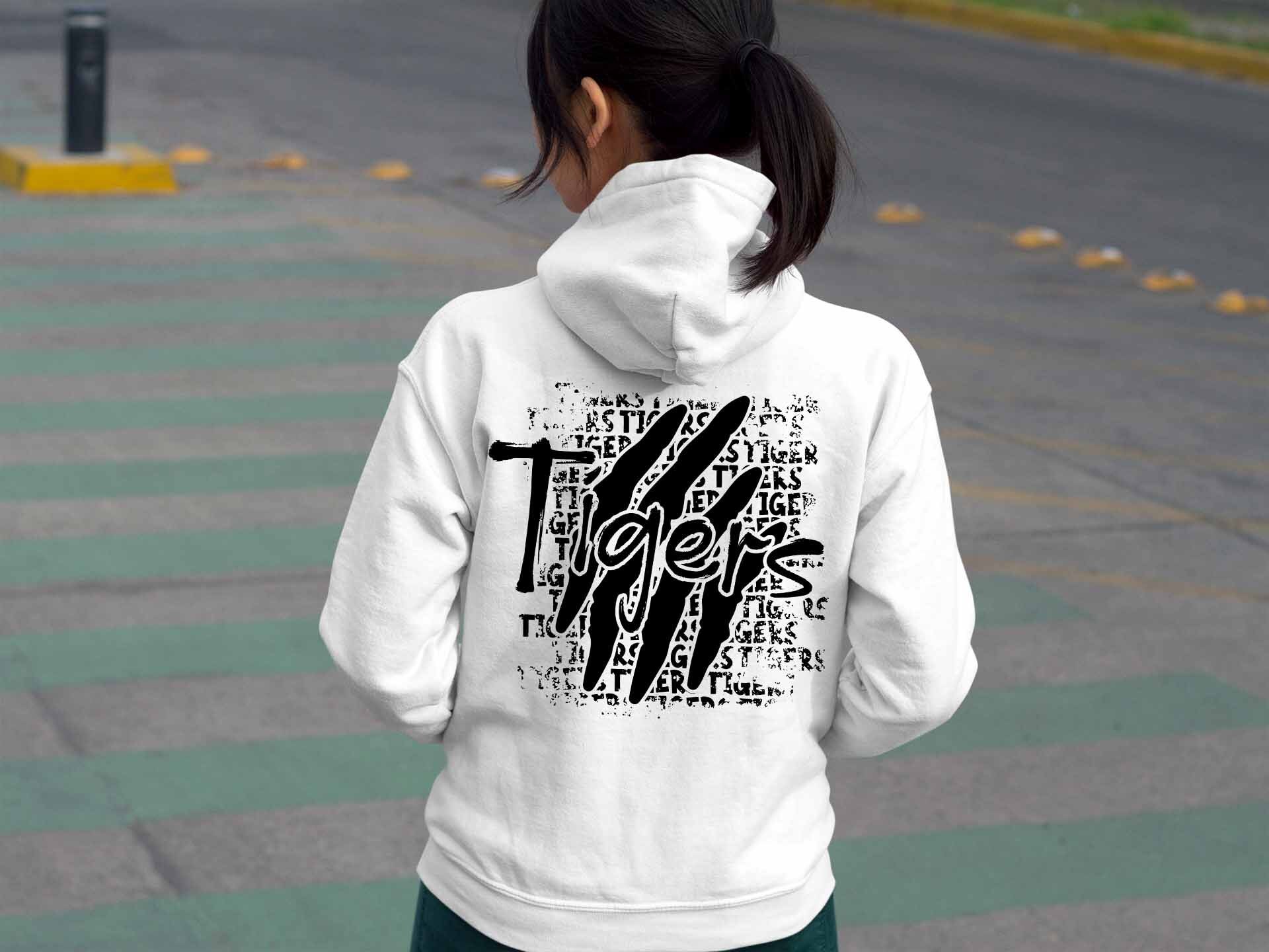 Distressed Black Tigers Png Design for Shirt. We Are Tiger Mascot Team ...