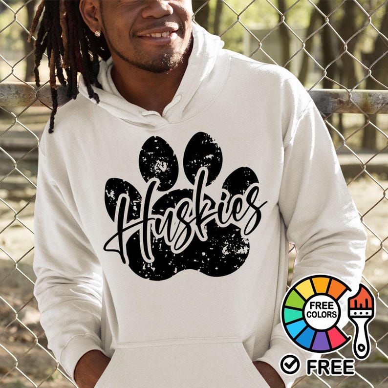 Distressed Huskies Png Team Print Design for Shirt Huskies Mascot Grung ...