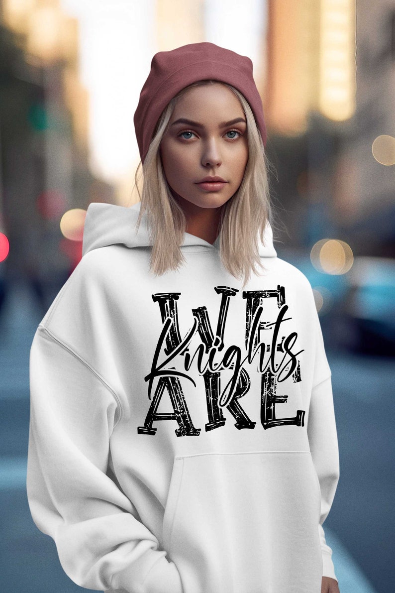 Distressed We Are Knights Png Design for Shirt. Game Day. Lets Go ...