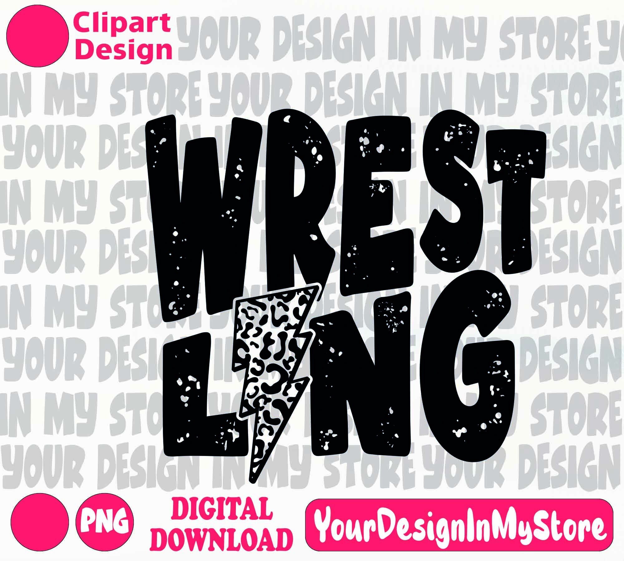 Wrestling Png. Black Wrestling Leopard Lightning Bolt Distressed PNG ...