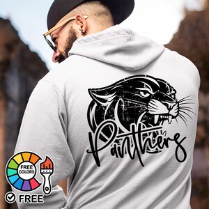 Distressed Panthers Png Design for Shirt We Are Panther Mascot Team ...