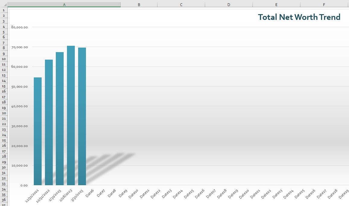 Net Worth Calculation and Tracking Template - Etsy