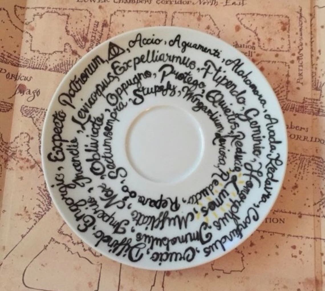 Grim Tea Cup & Saucer Divination Spells - Etsy
