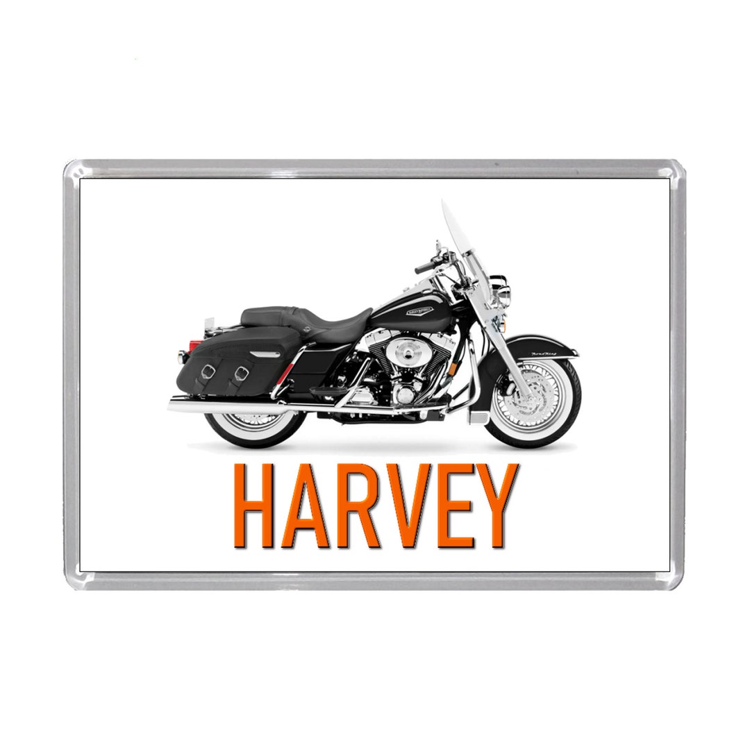 Personalised Classic Motorcycle/classic Motorbike Jumbo Fridge Magnet ...