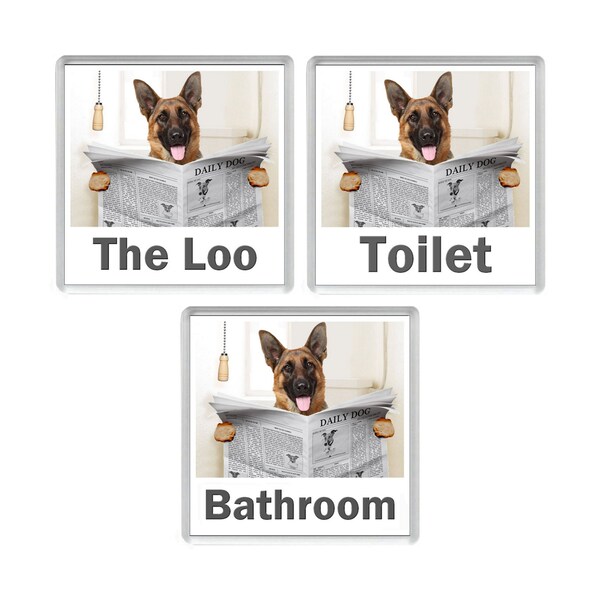 German Shepherd Toilet - Etsy