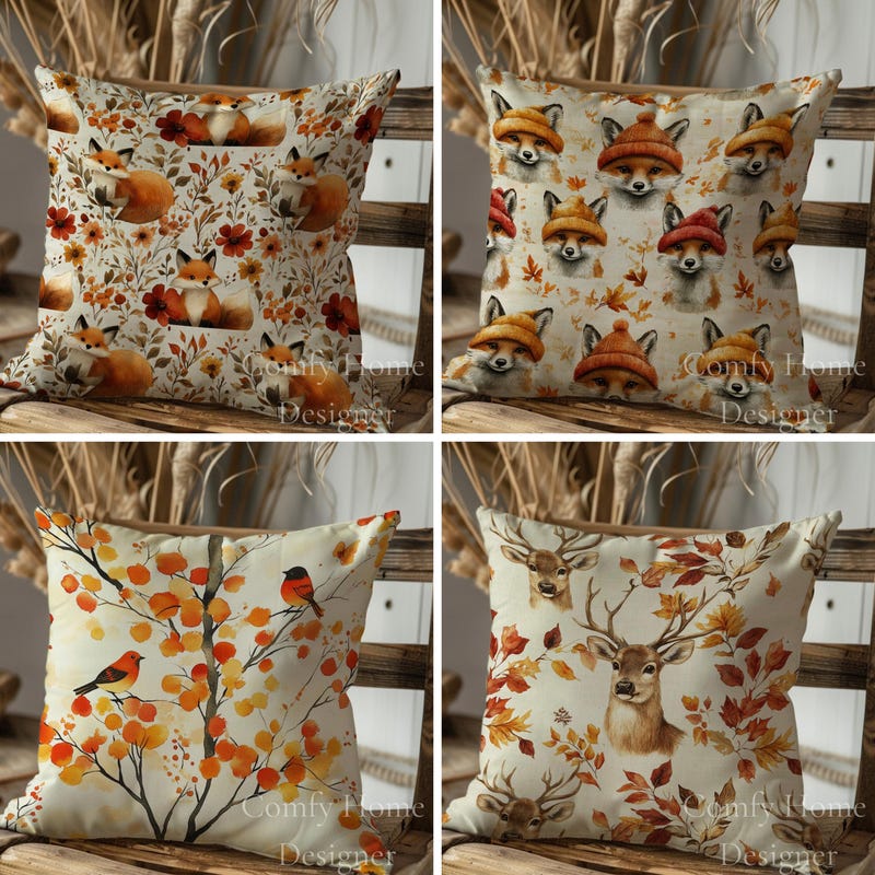 Fox Pillow Cover - Etsy