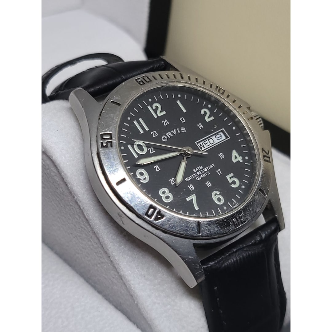 Vintage Orvis Field Watch W Day/date 40mm W Gift Box - Etsy