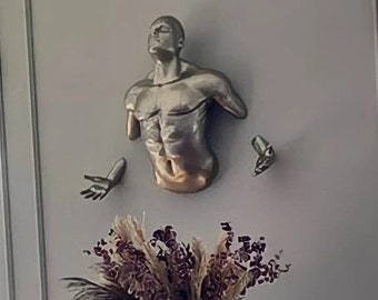Sculpture Man Wall - Etsy