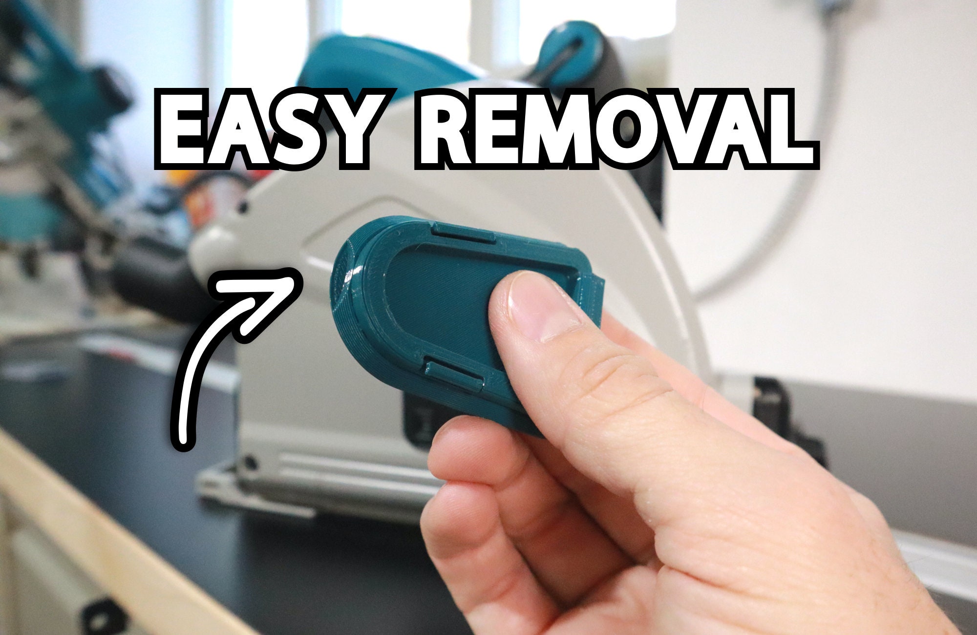 Makita Track Saw Arbor Hole Dust Cover 2.0 - SP6000J **corded Model ...