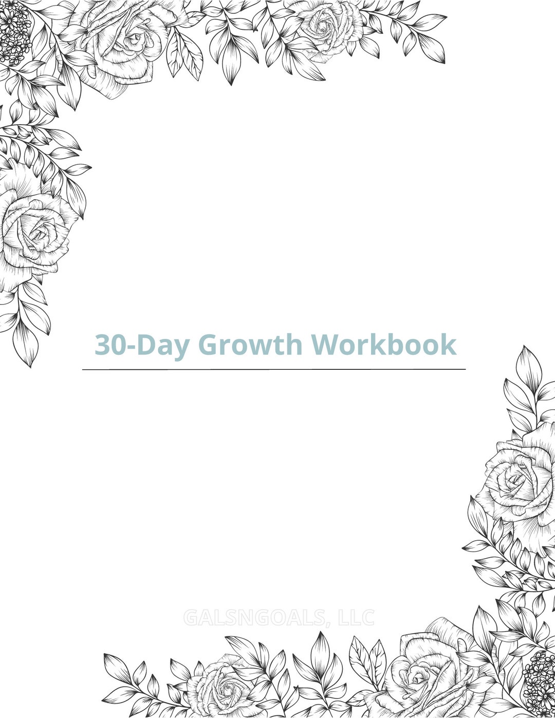 Growth Workbook, Personal Development, Self-care Workbook, Self-growth ...