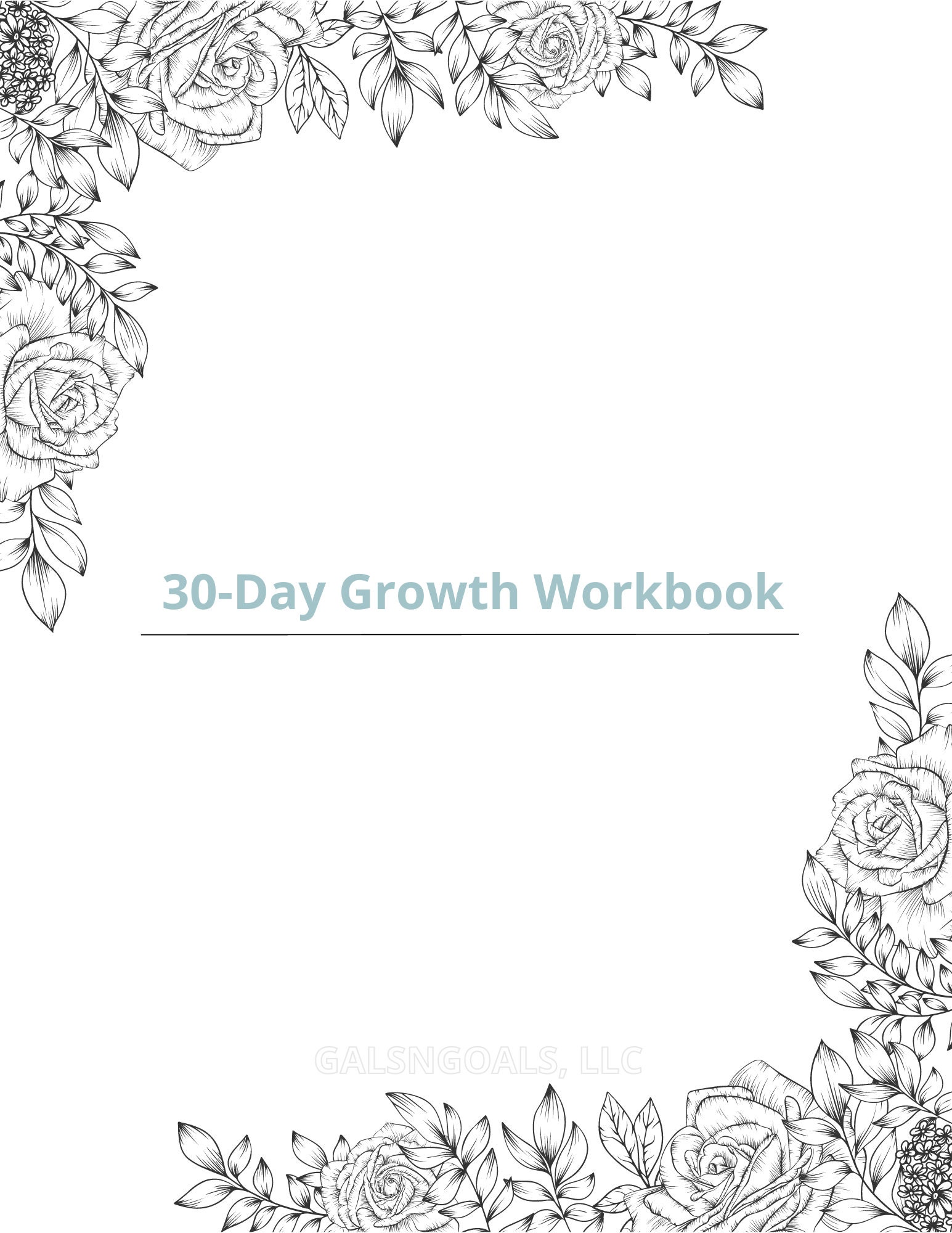 Growth Workbook, Personal Development, Self-care Workbook, Self-growth ...
