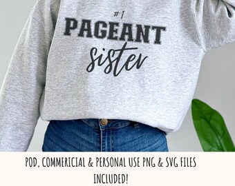 Pageant #1 Family SVG File for Pageant Dads, Moms, Beauty Competitions ...