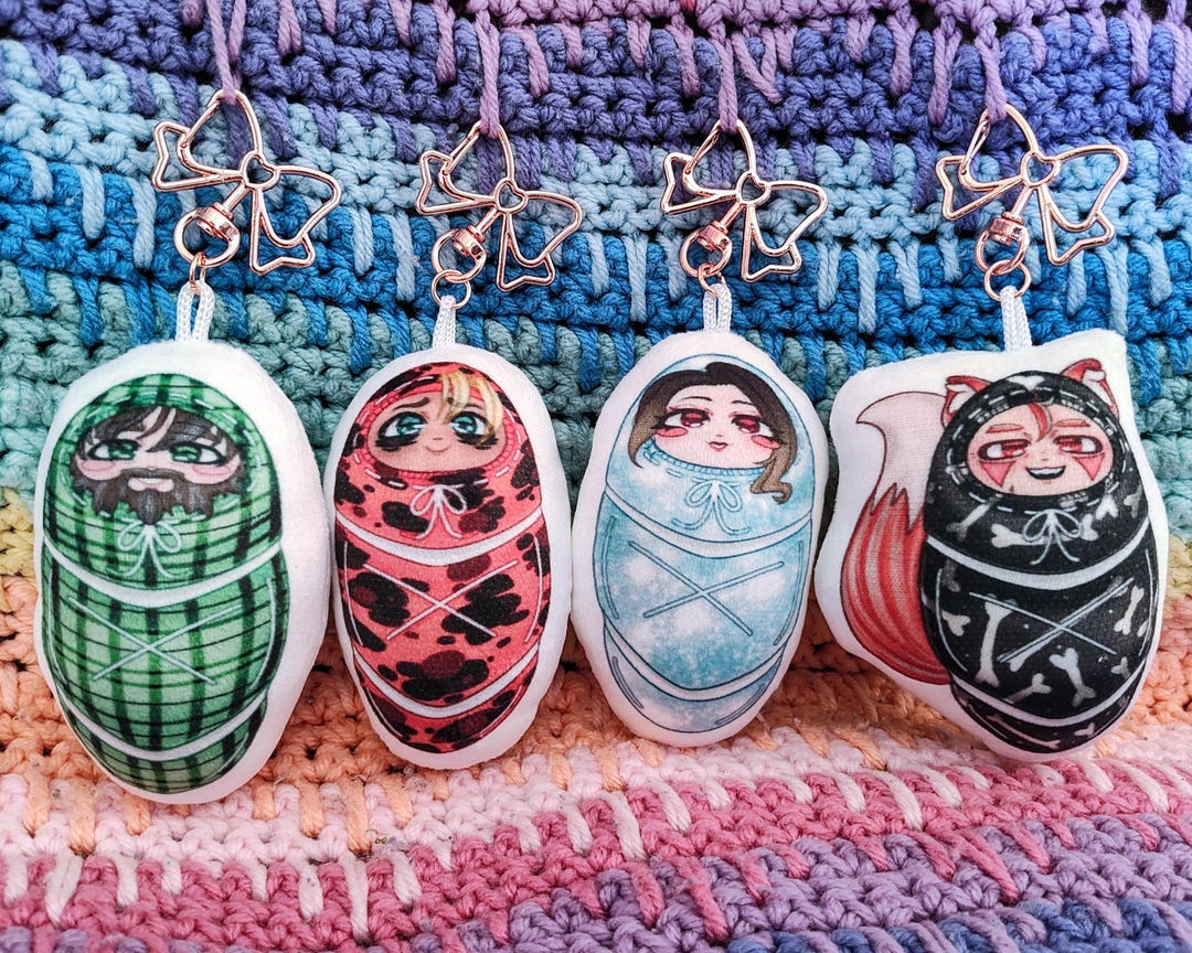 TPOF "the Bag of Flesh" Plush Keychains - Etsy