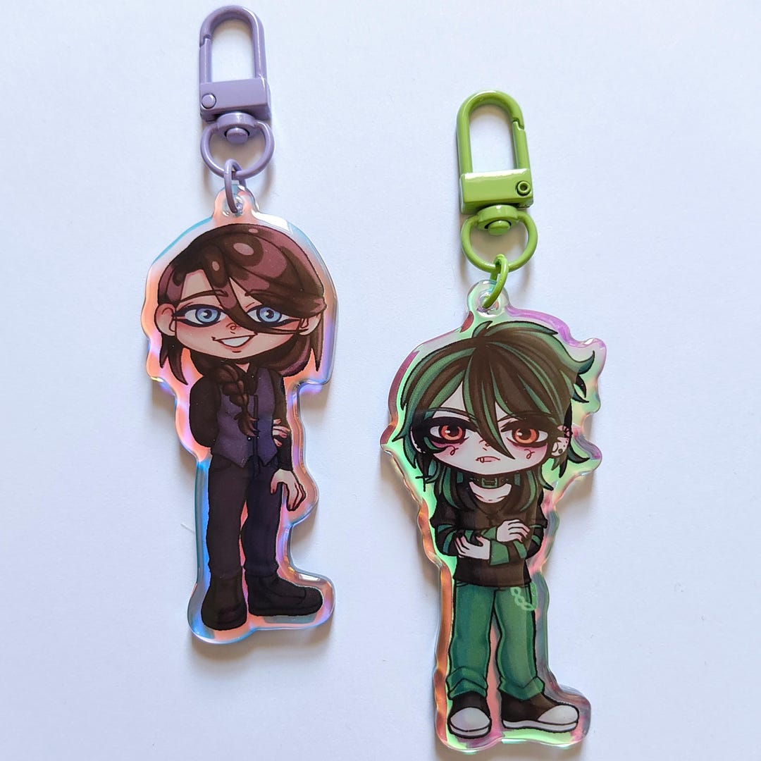 Crowe & Sol - the Kid at the Back - Acrylic Charm/keychain - Etsy