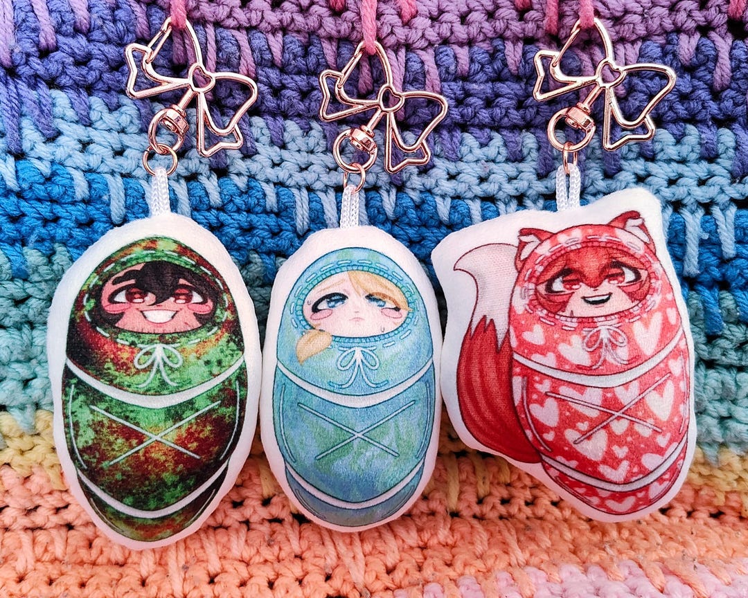 BTD "bundled to Death" Plush Keychains - Etsy