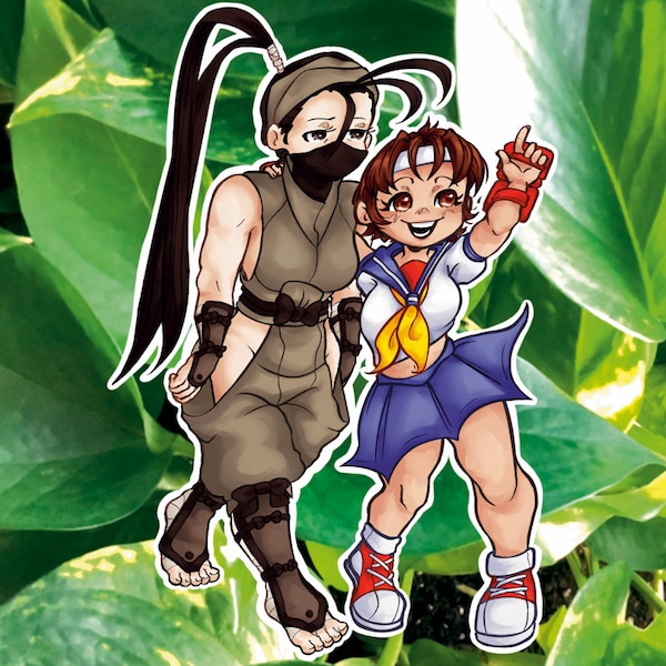 Street Fighter Sakura Sticker - Etsy Street Fighter Sakura Sticker - Etsy