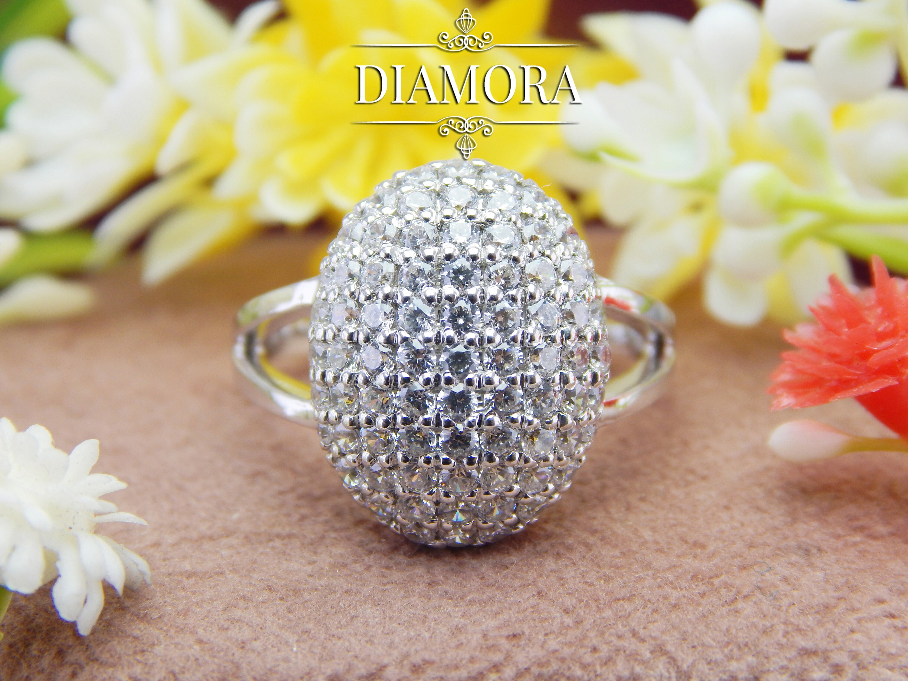 Twilight Bella Engagement Ring, Cluster Wedding Ring, Breaking Dawn ...