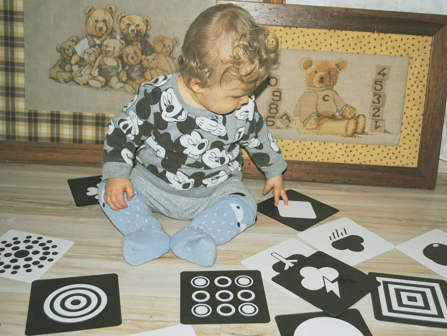 Montessori Contrast Maps - Etsy