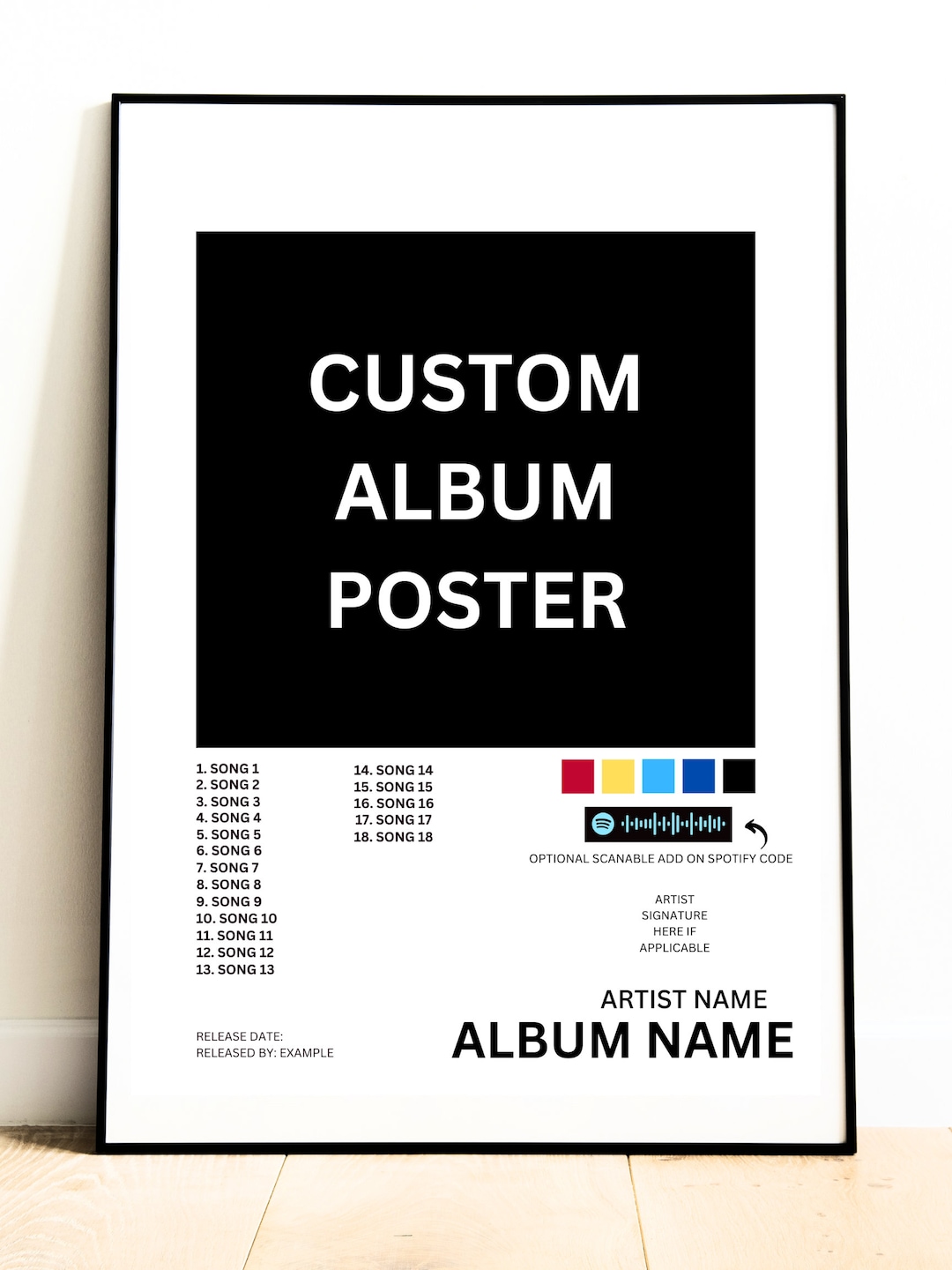 Custom Album Cover Posters - Etsy