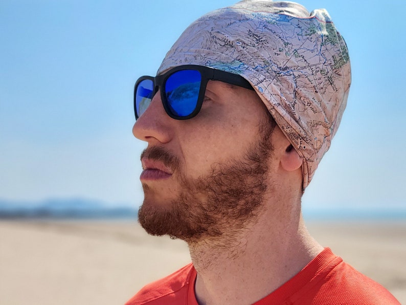 Snowdon Map Snood, Historic, Snowdonia Gift, Buff, Neckwarmer, Face ...