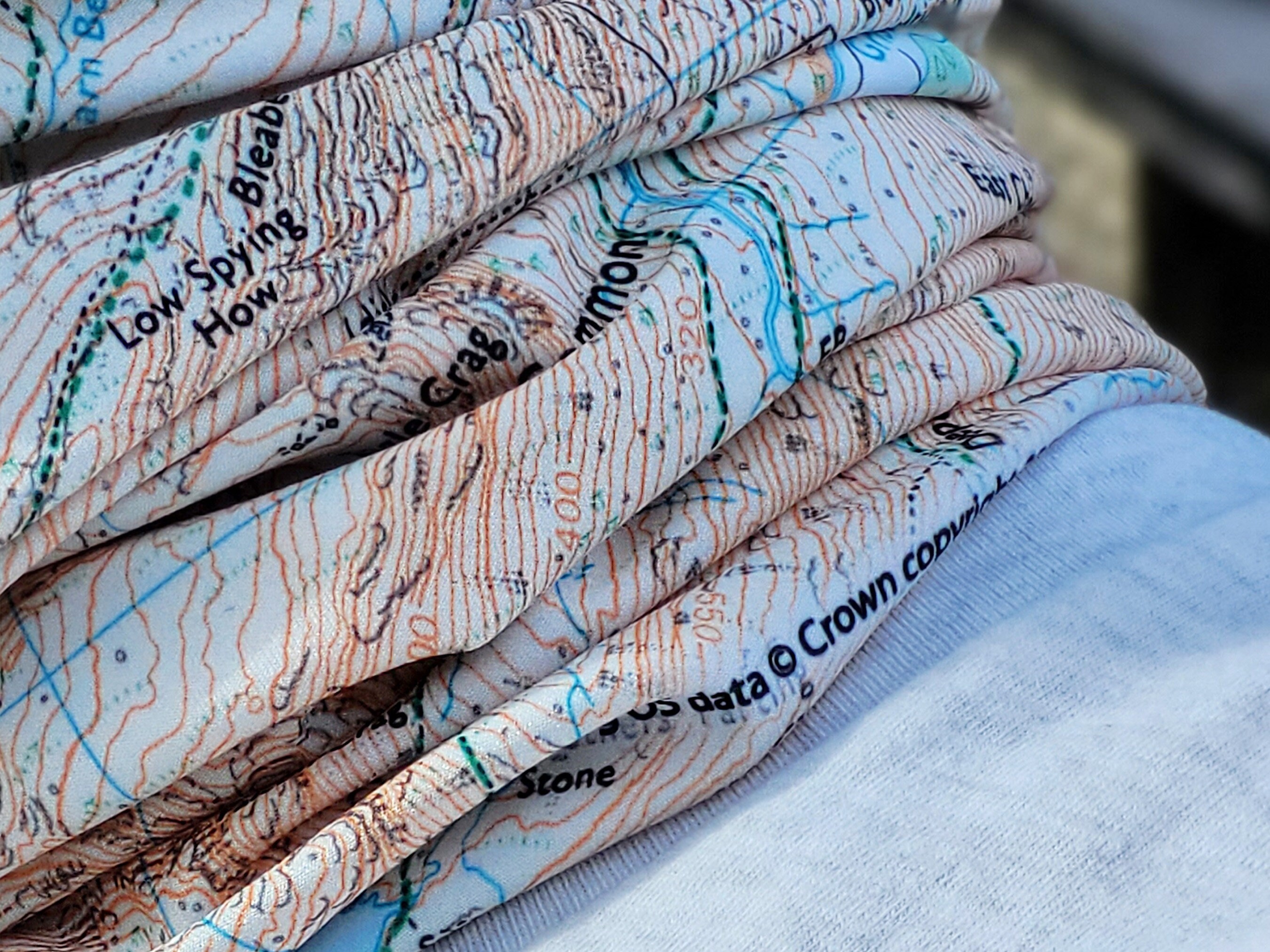 Helvellyn OS Map Snood: Lake District Neckwarmer Face Mask - Etsy