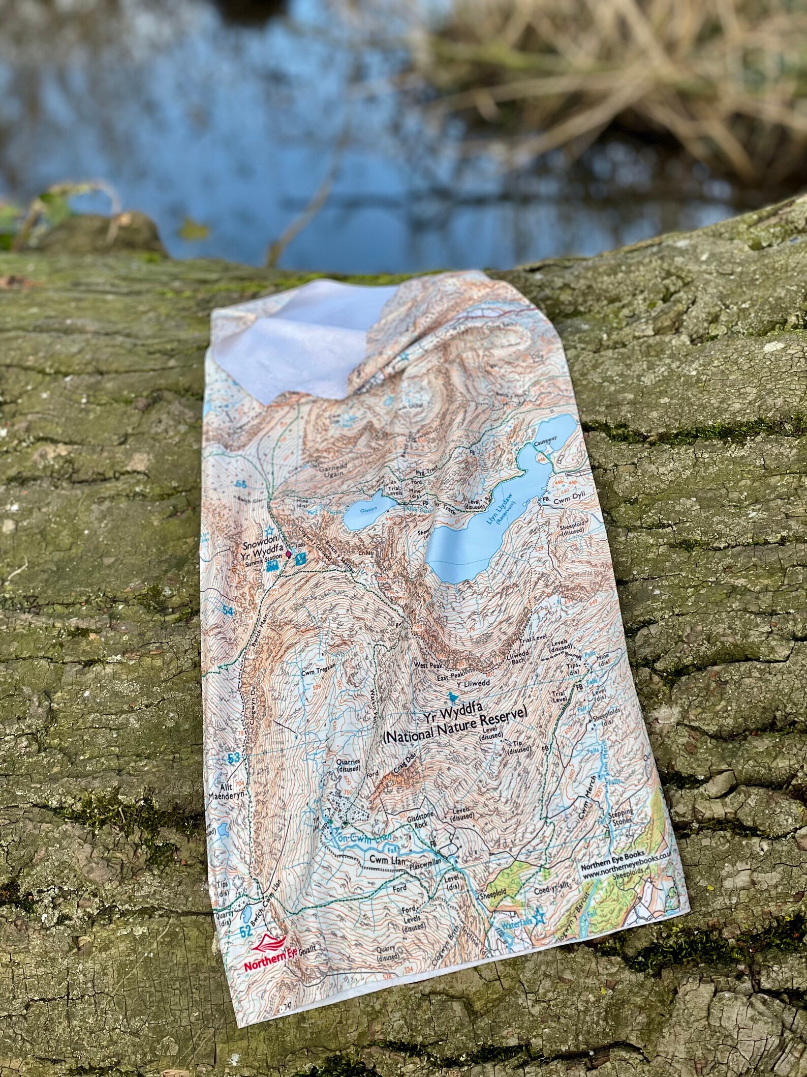 Snowdon OS Map Snood: Snowdonia Neckwarmer Face Mask - Etsy UK