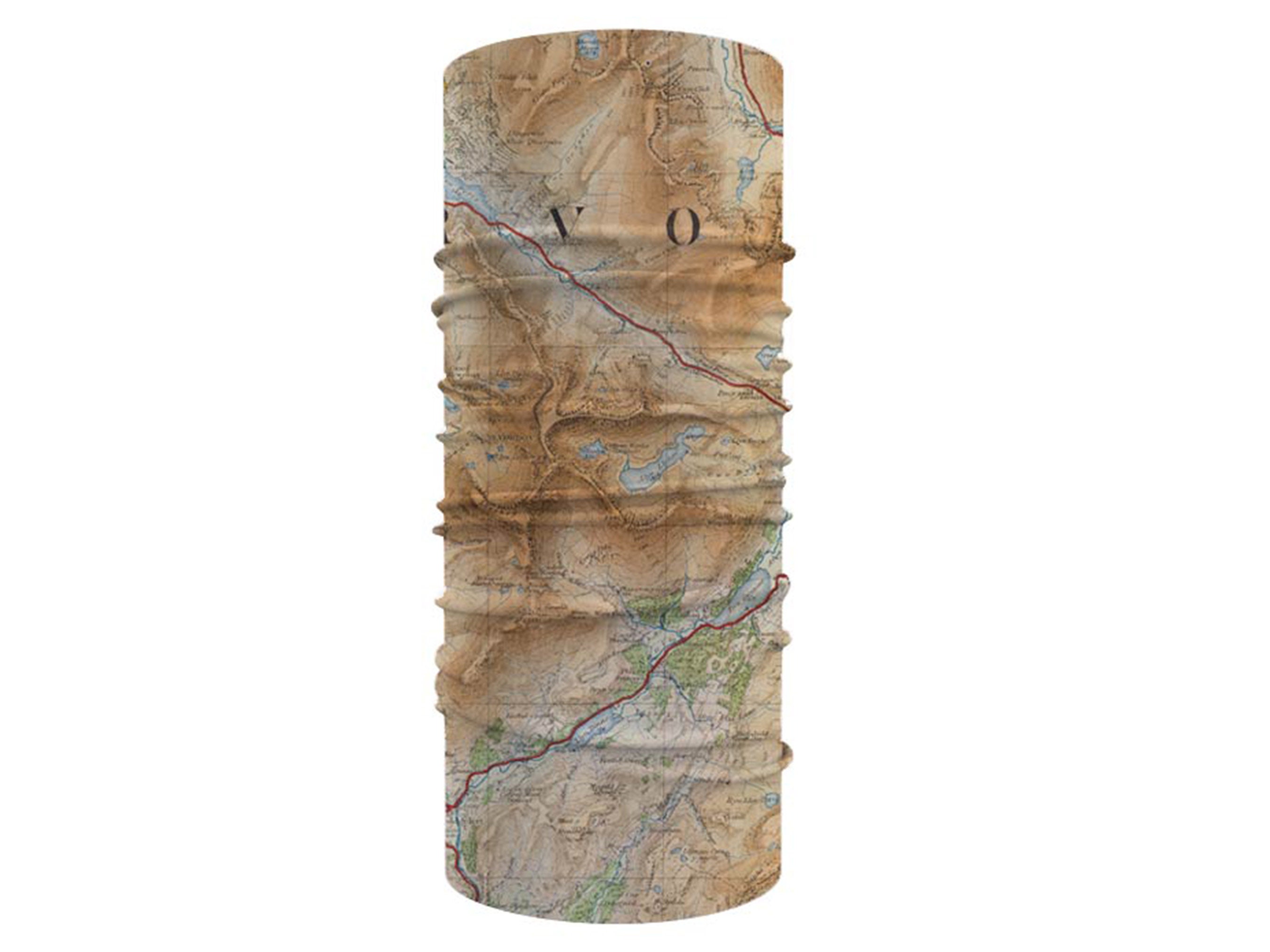 Snowdon Souvenir Set, Map Snood, Patch, Snowdonia Gift, Buff, Hiking ...