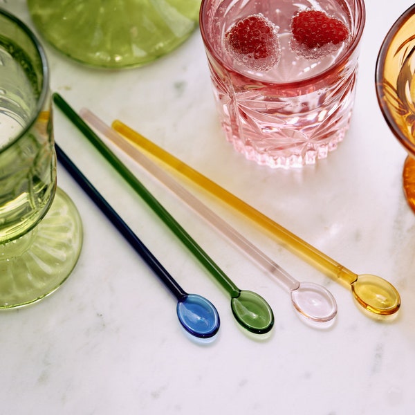 Glass Swizzle Stick - Etsy