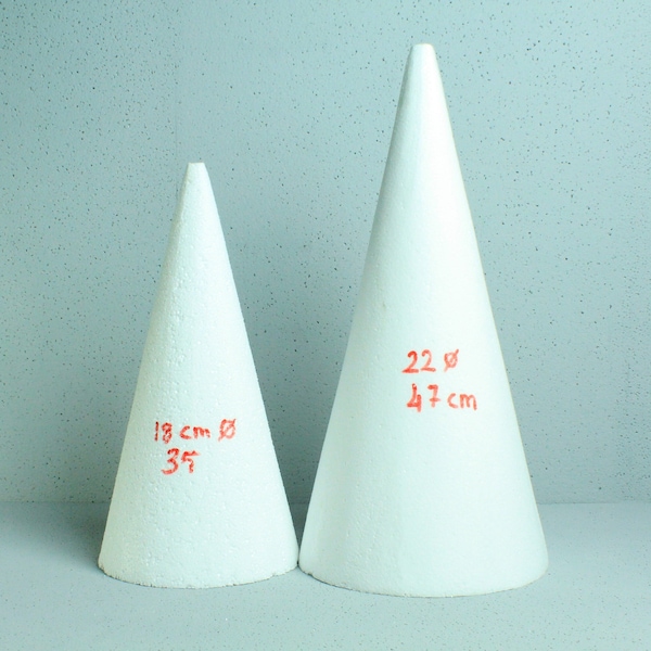 Styrofoam Polystyrene Cones Cone Foam - Etsy