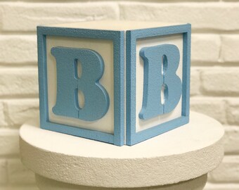 3d Letters Big Cube - Etsy